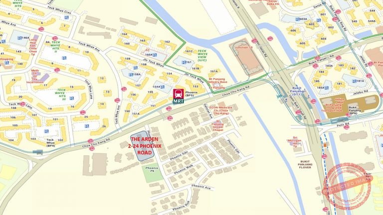 The Arden Location Map